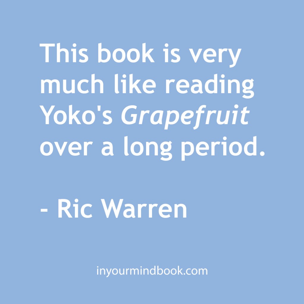 YOKO ONO'S STRANGE FRUIT - GRAPEFRUIT - Madeline Bocaro